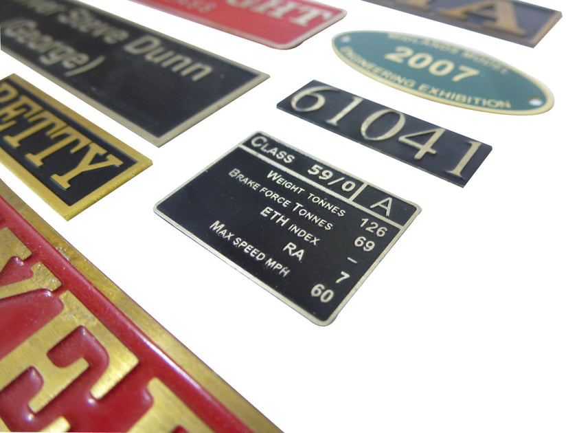 Nameplates – Maidstone Engineering Supplies