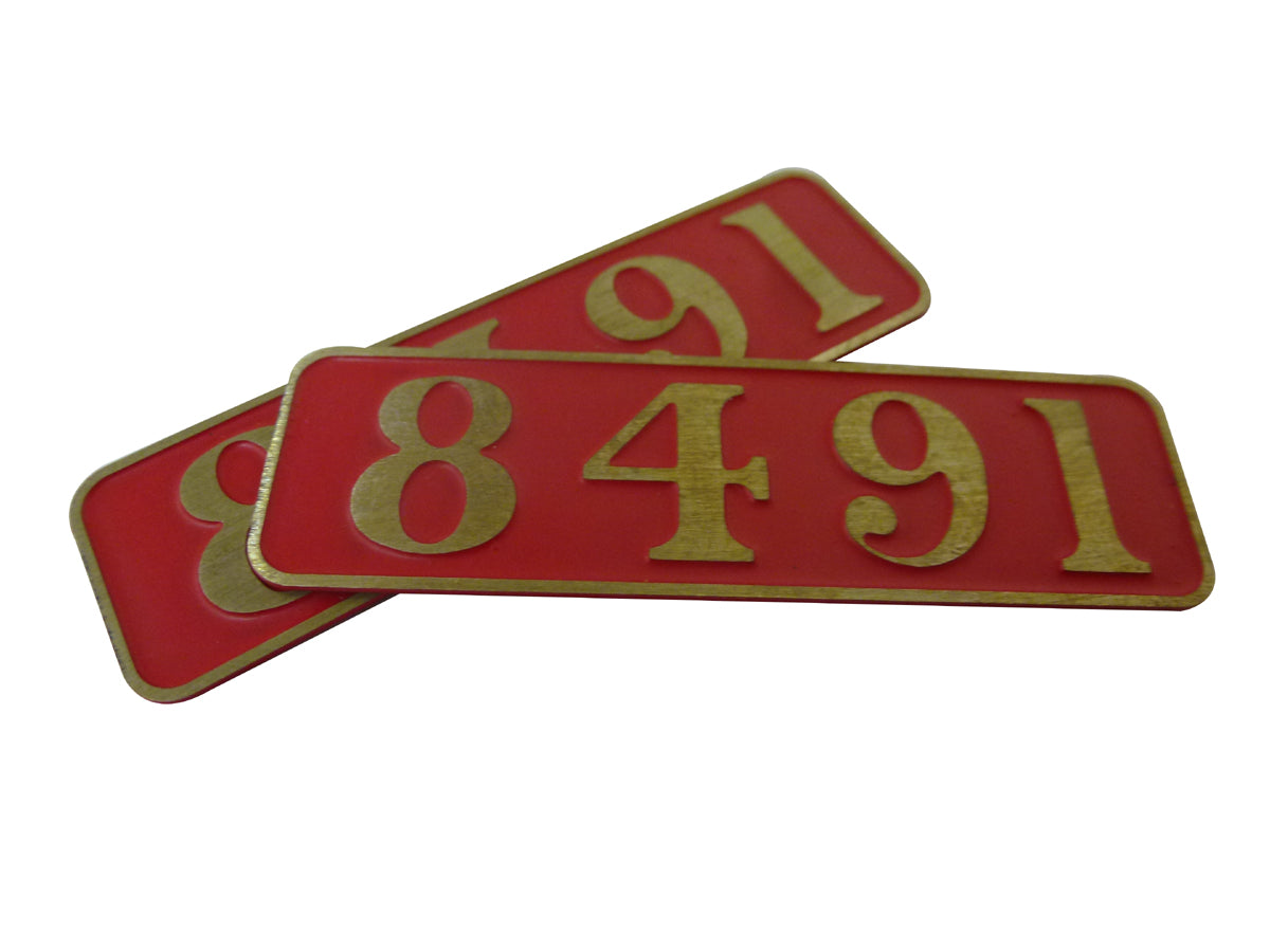 Pre-made Locomotive Number Plate - 8491 – Maidstone Engineering Supplies