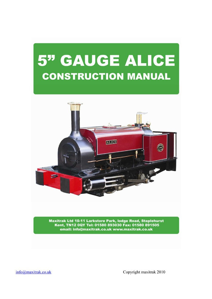 Alice 5" Gauge Kit Build Instruction Manual (2019-Current) – Maidstone ...