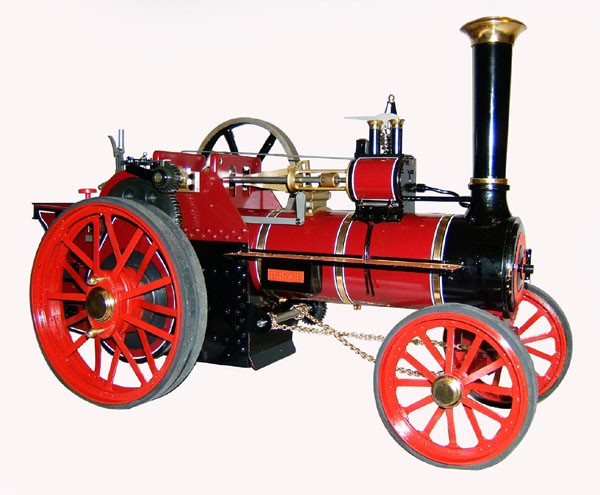 Scale drawings set on paper - 1" Burrell Steam Traction Engine ...