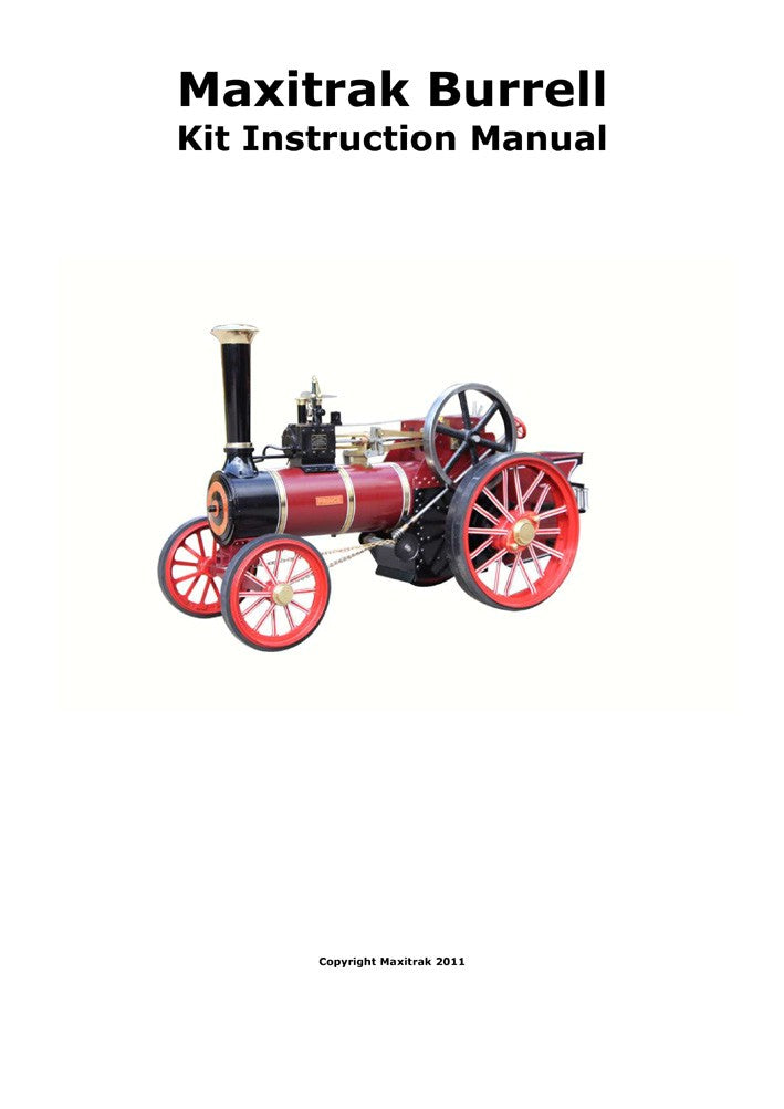 Traction Engine Steam Burrell 1" Scale drawings set )Download ...