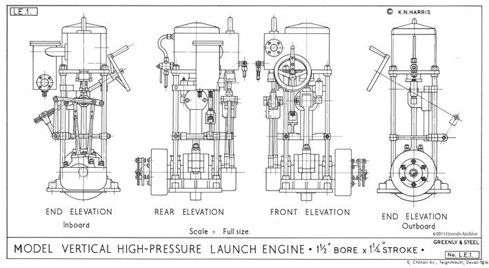 Henry Greenly Archive Drawings Traction & Stationary Engines ...