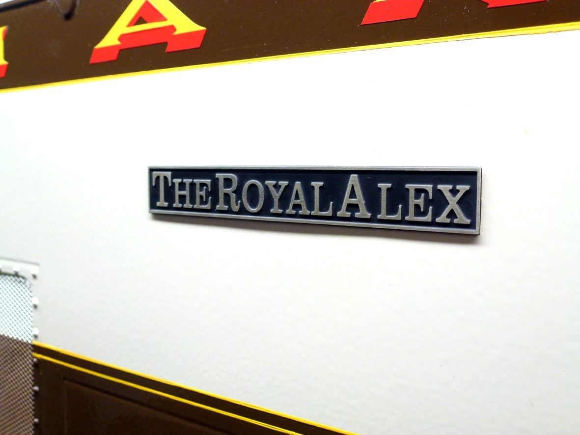Custom Nameplate - Large Railway (7.1/4) – Maidstone Engineering Supplies