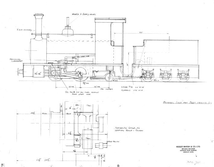 Henry Greenly Archive Drawings 7 1/4 Inch Gauge – Maidstone Engineering ...